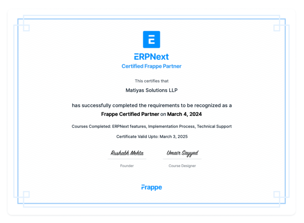 Trusted ERPNext & Frappe Partner | Expert ERP Implementation