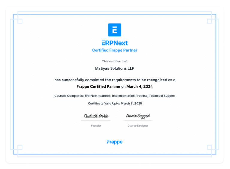 Trusted ERPNext & Frappe Partner | Expert ERP Implementation